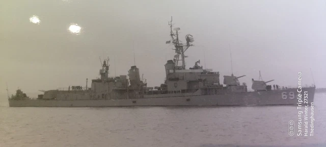 PHOTO NAVAL SHIP destroyer DD694 USS Ingraham USA approx. 14x9cm £15.32 ...