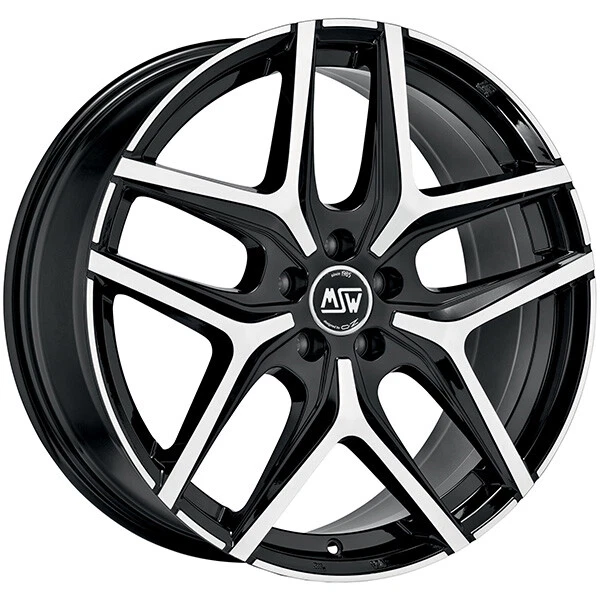 ALLOY WHEEL MSW Msw 40 For Volvo S60 8X18 5X108 Gloss Black Full ...