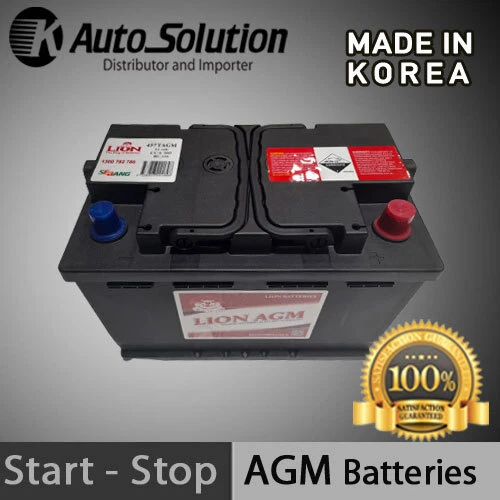 START STOP CAR AGM Battery DIN66 Fits for HOLDEN Commodore VE, VF ...