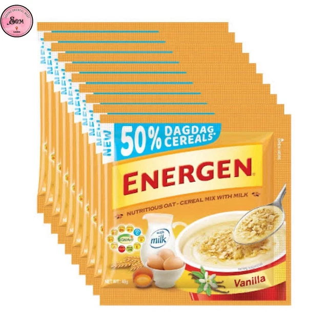ENERGEN VANILLA 40G 10 Pack(400g) £6.49 - PicClick UK