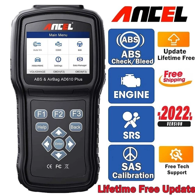 FIAT PANDA OBD2-AUTO-DIAGNOSEGERÄT Codeleser Auto Scanner ABS SRS SAS ...