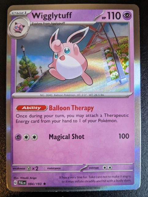 WIGGLYTUFF 084/193 HOLO Rare Paldea Evolved Pokemon TCG EUR 1,12 - PicClick IT