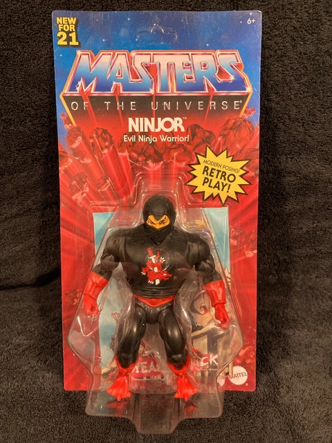 FIGURINE ARTICULÉE MATTEL MOTU Origins Wave 4 - Ninjor - Non perforée ...