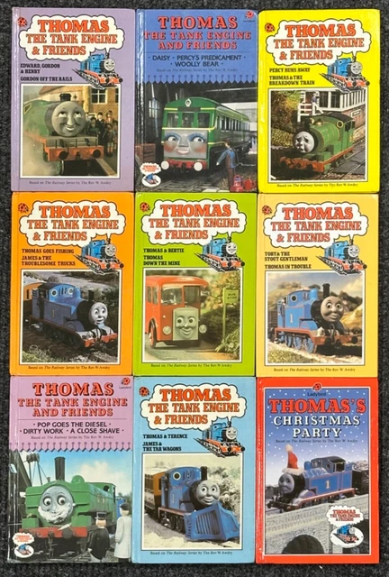 THOMAS THE TANK Engine Ladybird Books - Bundle of 9 books - Vintage ...