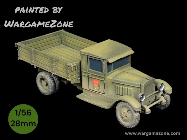 ZIS-5 SOVIET TRUCK - PRO PAINTED BOLT ACTION 28mm 1/56 FIGURES EUR 50 ...