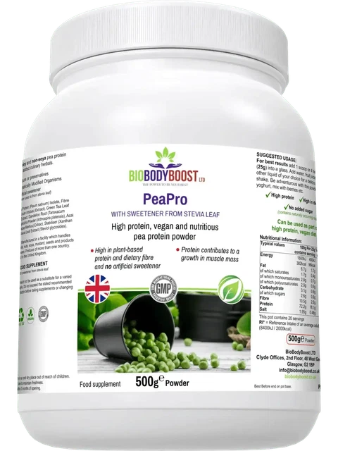 PEAPRO - HIGH Protein Vegan Pea Protein Powder £23.44 - PicClick UK