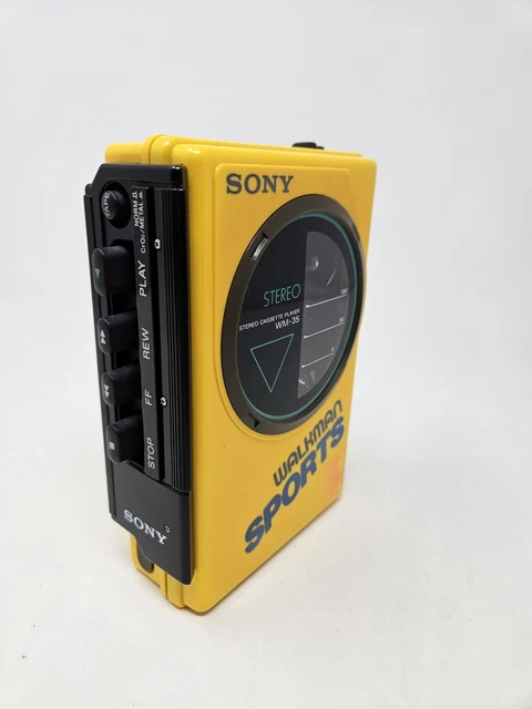 SONY WALKMAN SPORTS WM-35 Cassette Player Excellent Condition Fully ...