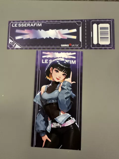 BLIZZCON 2023 LE SSERAFIM X OVERWATCH 2 Commemorative Ticket & 2 Photo ... BLIZZCON 2023 LE SSERAFIM X OVERWATCH 2 Commemorative Ticket & 2 Photo ...