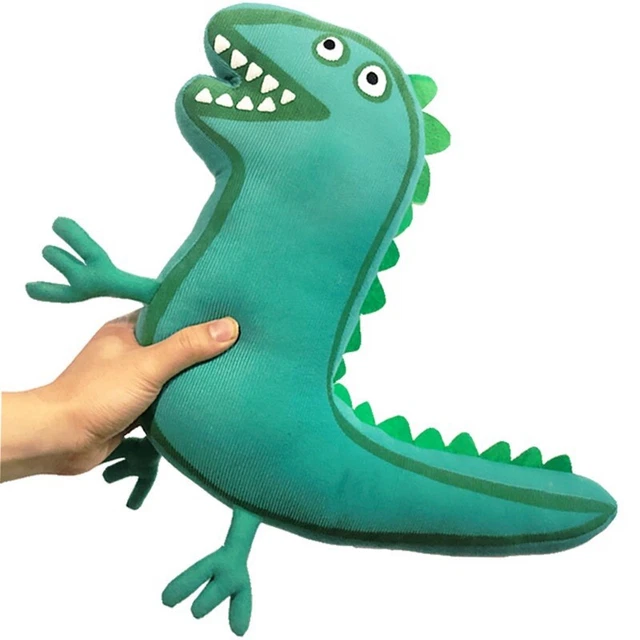 PEPPA PIG GEORGE’S toy mr dinosaur soft toy plush cushion £17.00 ...