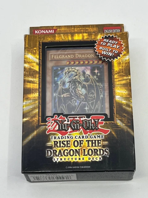 YU-GI-OH! -DECK DE Structure Rise of The Dragon Lords, EN, FR, 1st EUR ...