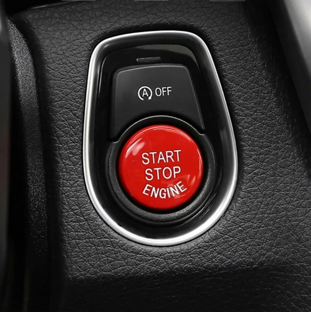 BOUTON DÉMARRAGE START and Stop Rouge Pour Bmw Série 3 X1 61319154945 ...