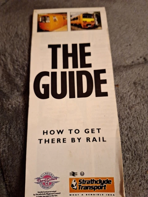 STRATHCLYDE TRANSPORT THE Guide 1990s Rail Map £1.68 - PicClick UK