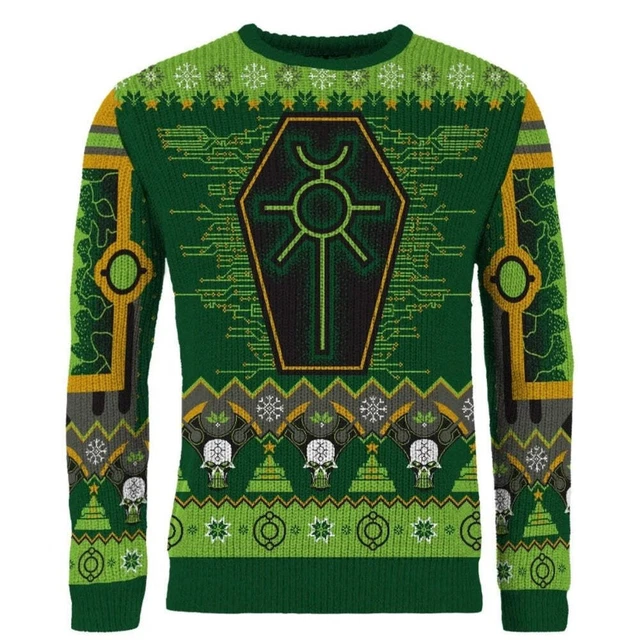 WARHAMMER 40000: NECRON Christmas Jumper (Size M) $108.00 - PicClick AU