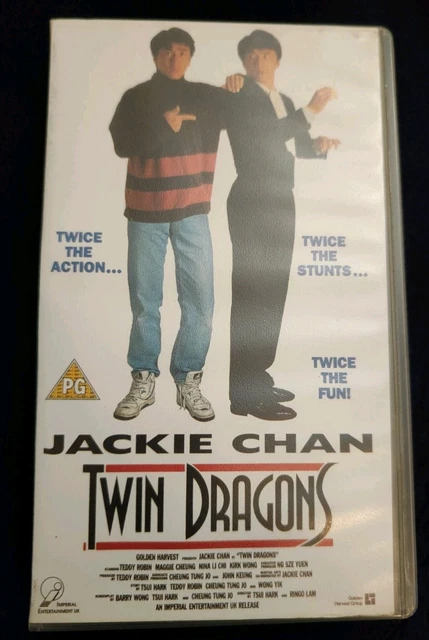 JACKIE CHAN TWIN DRAGONS VHS Video tape alternate cover? £16.27 - PicClick UK
