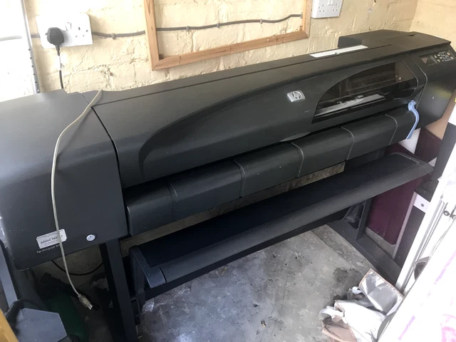 HP DESIGNJET 800PS 42 inch large format printer with stand £1.75 ...
