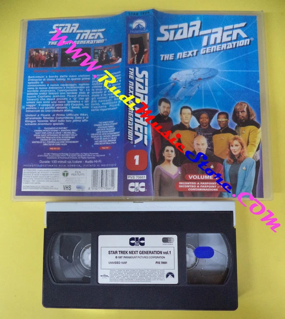 VHS FILM STAR TREK THE NEXT GENERATION volume 1 1997 PARAMOUNT (F176 ...