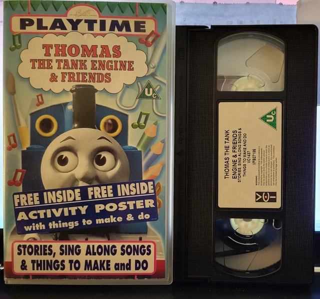 RARE PLAYTIME VHS Cassette Thomas The Tank Engine And Friends Stories ... RARE PLAYTIME VHS Cassette Thomas The Tank Engine And Friends Stories ...
