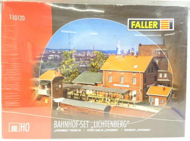 FALLER H0 110120 Bausatz Bahnhof-Set Lichtenberg NEU in OVP LC8395 EUR ...