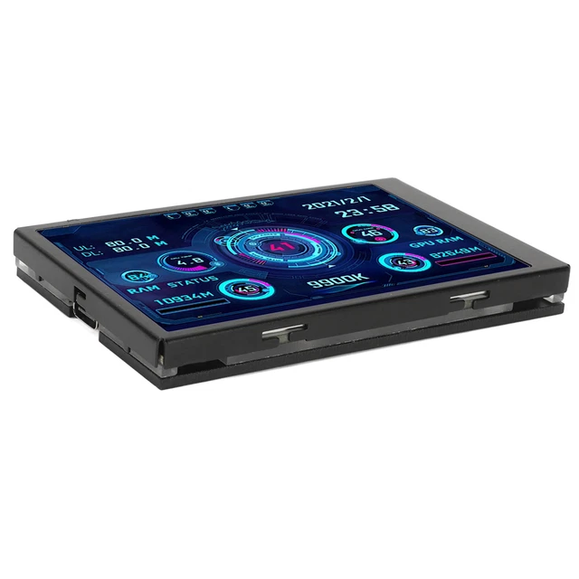 PC SENSOR PANEL Display 3.5in Computer Temp Monitor For Office $30.29 ...