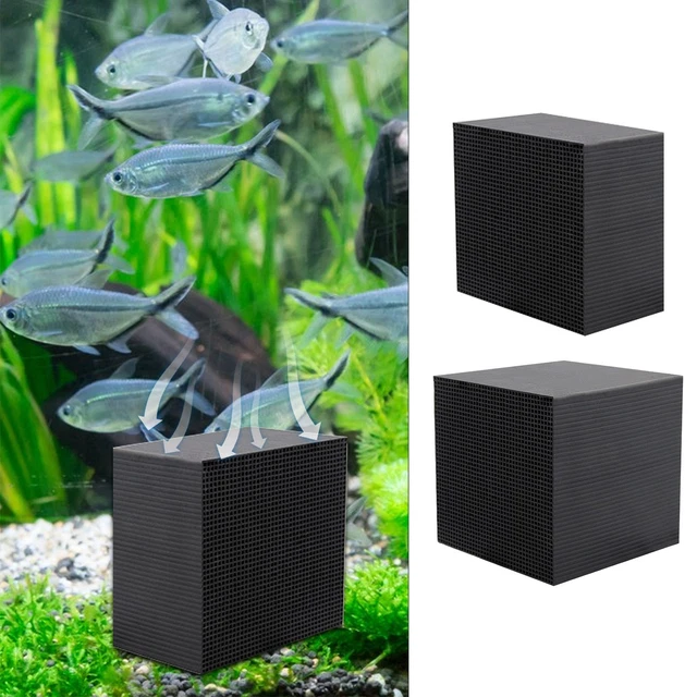 ECO-AQUARIUM WATER PURIFIER Cube Water Clean Filter Activated Carbon ...