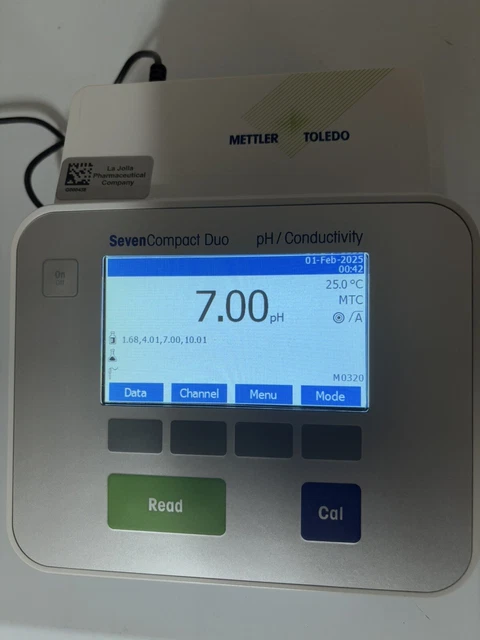 METTLER TOLEDO SEVEN Compact Duo PH Conductivity Meter S213 With Probe ...