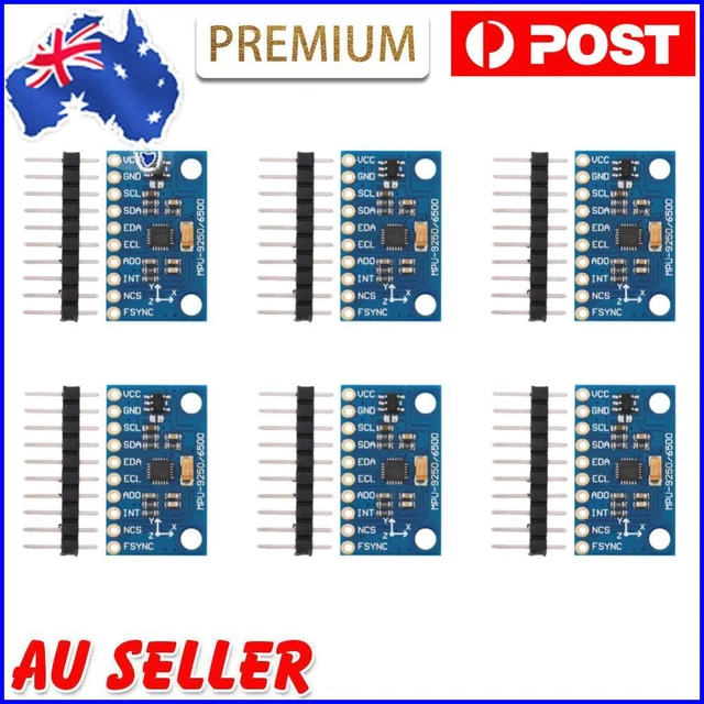 Gy 9250 Mpu9250 9 Axis 9 Axis Attitude Sensor Module Iic Spi Sensing Device 3 5v 45 20