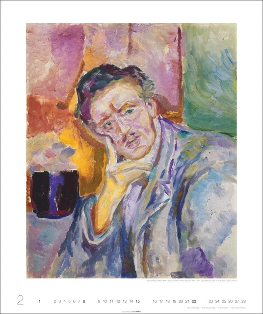 EDVARD MUNCH EDITION Kalender 2026 Edvard Munch EUR 22,99 - PicClick DE