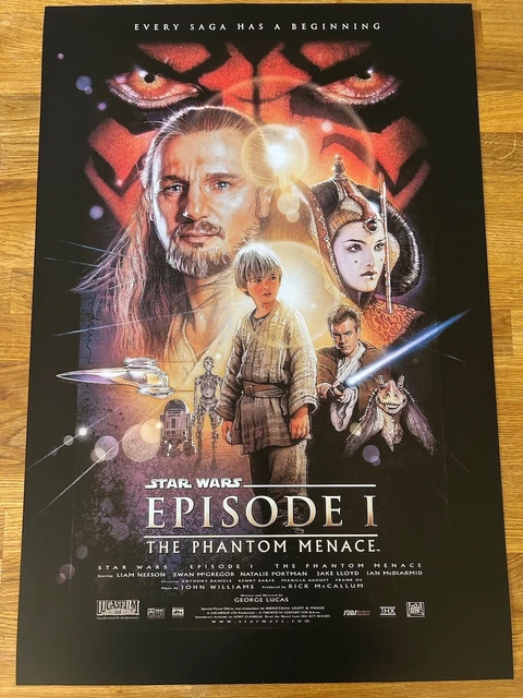 POSTER STAR WARS The Phantom Menace 430mm x 640mm size slightly larger ...