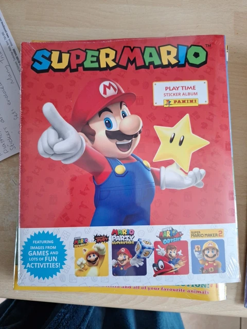 PANINI SUPER MARIO Collection Sticker Album Rare Complete Loose Sealed ...