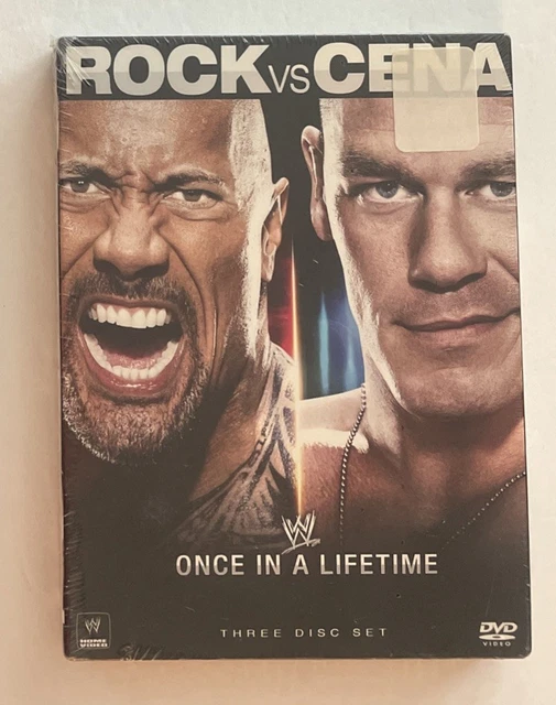 WWE WWF ROCK vs Cena Once in a Lifetime Three Disc Set BRAND NEW ...