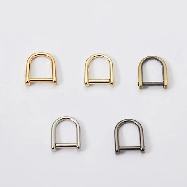 TINY D RINGS Screw In Shackle for Leather Canvas Crossbody Bag Purse ...