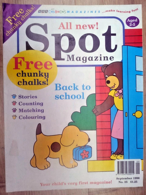 RARE VINTAGE BBC Childrens SPOT Magazine Comic #25 Sep 1996 VGC Spot ... RARE VINTAGE BBC Childrens SPOT Magazine Comic #25 Sep 1996 VGC Spot ...
