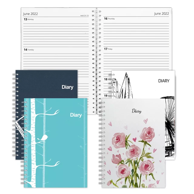 2025 - 2026 - 2027 | Week to View Diary Planner | A5 & A4 | Start Any ...
