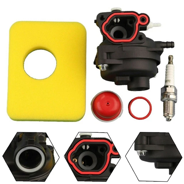 KIT CARBURATEUR FILTRE ?? air + ampoule d'appr??t + bougie d'allumage pour pi??c EUR 20,89 ...