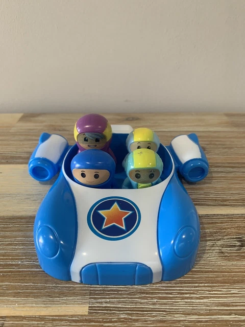 CBEEBIES GO JETTERS Plastic Vroomster Toy Car Vehicle With 4 Figures £7 ...