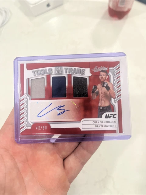 2023 ABSOLUTE UFC Cory Sandhagen Patch Auto /99 Tools of the Trade EUR ...
