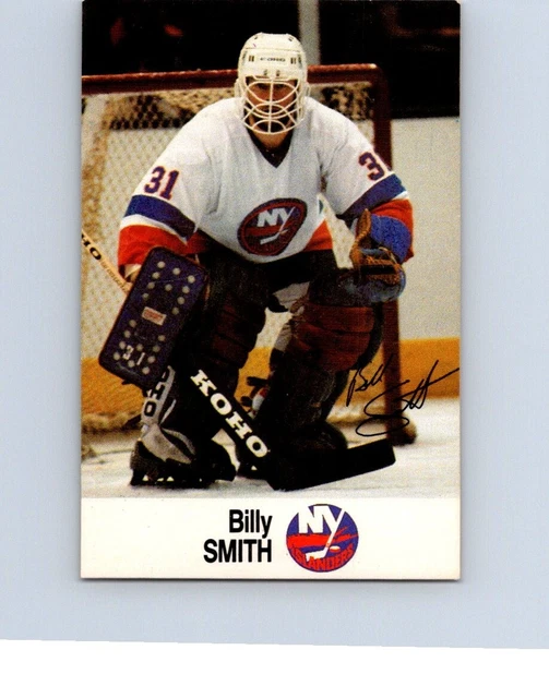 VINTAGE HOCKEY CARD Esso 1988 New York Islanders Goalie Billy Smith ...