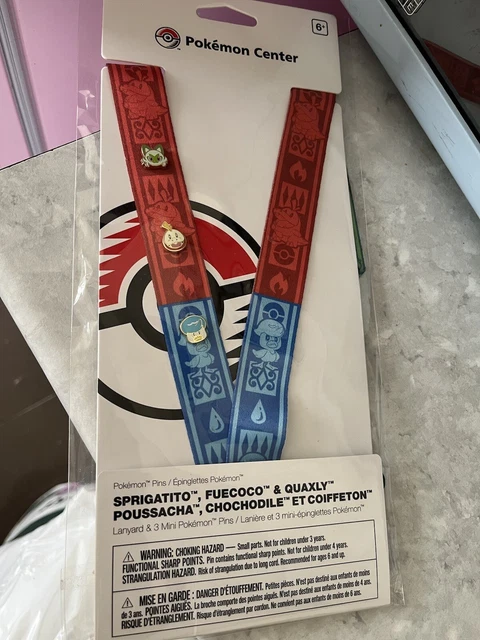 Pokemon Centre London International Championships 2023 Lanyard And 3 Mini