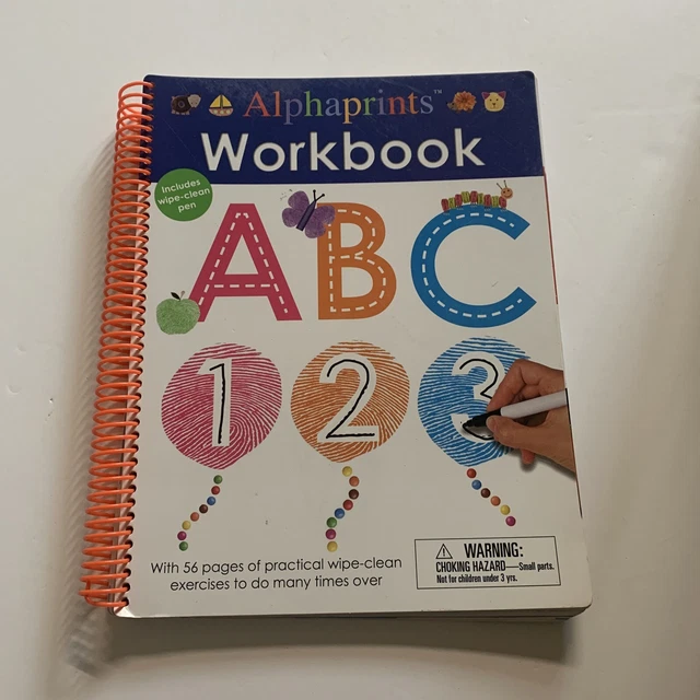 ALPHAPRINTS: WIPE CLEAN Workbook ABC [Wipe Clean Activity Books] $18.99 ...
