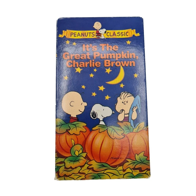 PEANUTS VHS TAPE Its The Great Pumpkin Charlie Brown Working Vintage ...