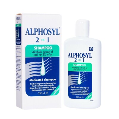 ALPHOSYL 2-IN-1 MEDICATED Shampoo Psoriasis Seborrhoeic Dermatitis ...