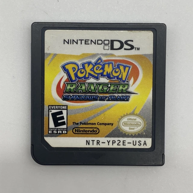 CARTOUCHE AUTHENTIQUE POKEMON Ranger Shadows of Almia (Nintendo DS ...