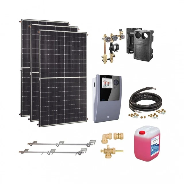 PRISMA® PVT4.0 HYBRIDKOLLEKTOR Set 6x450 Wp PV Modul Solarthermie Strom ...