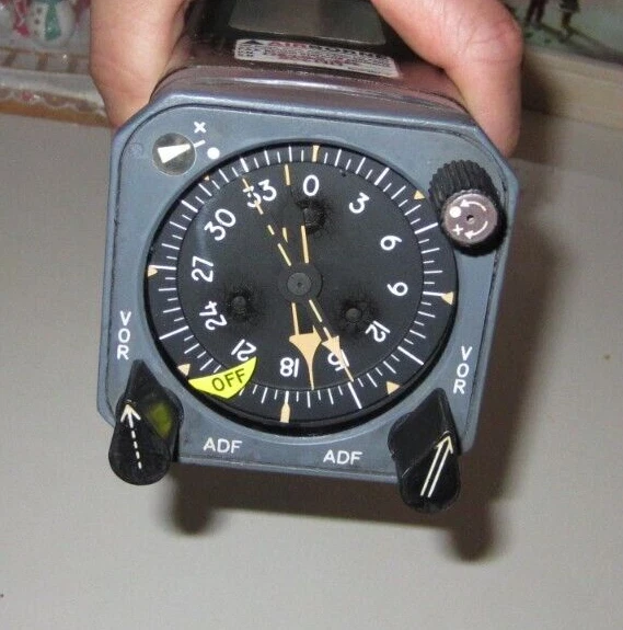 AIRLINE JET AIRCRAFT Indicator Compass Gyrosyn Sperry P/N 1754460-656 ...