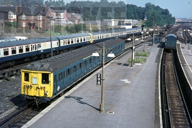 35MM SLIDE BR British Rail Electric EMU Class 401 2BIL 2043 1970 ...