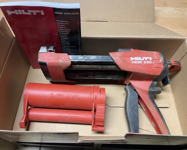 HILTI HDM 330 Auspressgerät mit neuer Ersatz Kartusche Hilt Hit EUR 30,00 - PicClick DE