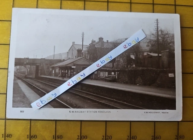 GREAT WESTERN RAILWAY Station at Resolven, Wales. by F.W Holloway Neath ...