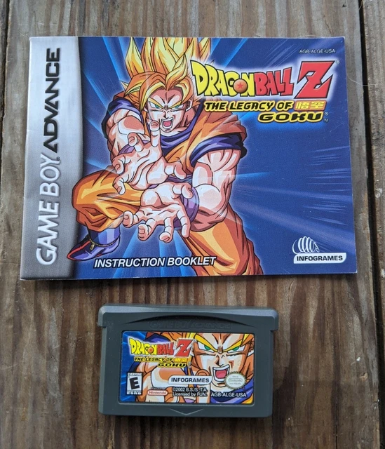 DRAGON BALL Z LEGACY OF GOKU Nintendo Gameboy Advance jeu & manuel EUR ...
