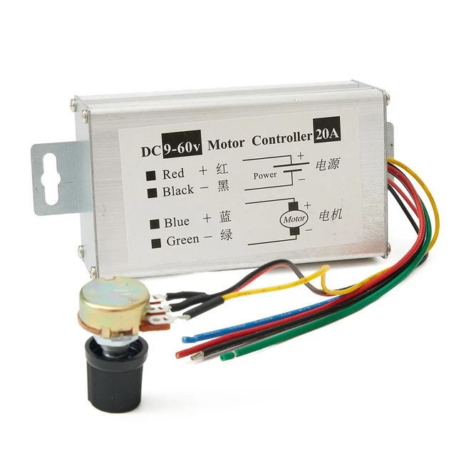 EASY TO INSTALL DC 9V 60V PWM Motor Speed Control Switch for Various DC ...