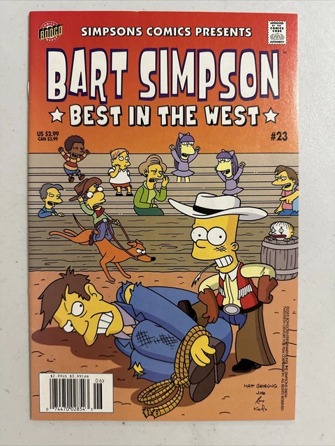 SIMPSONS COMICS BART Simpson #23 Newsstand Bongo Comics VF COMBINE S&H ...